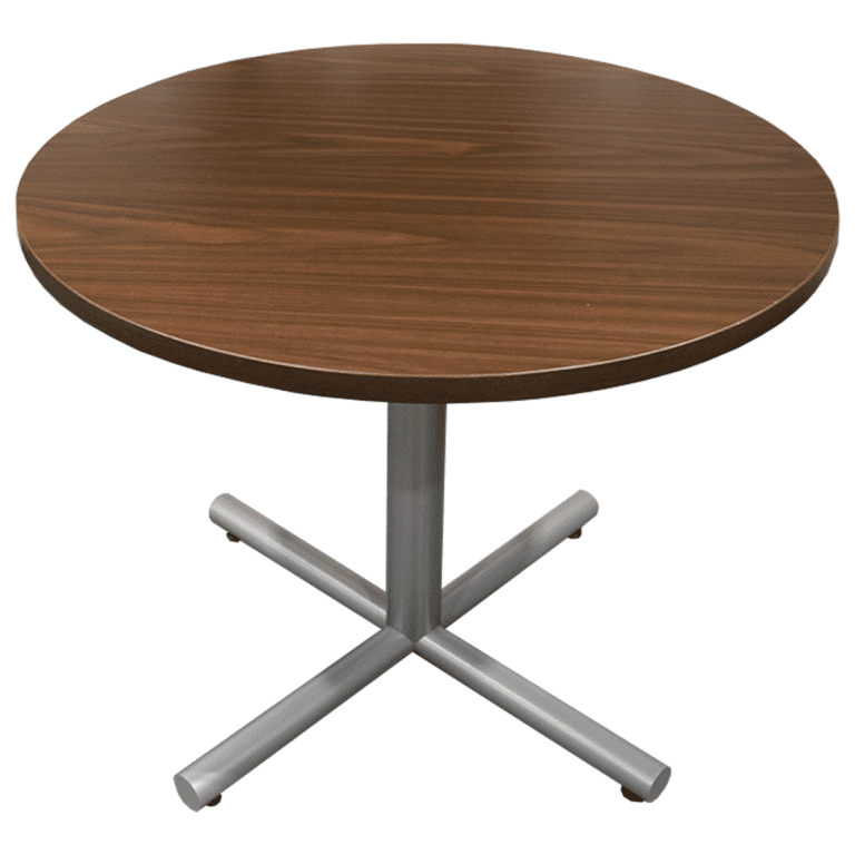 Used 36"W Corporate Walnut Square Laminated Break-Room Table | Office ...