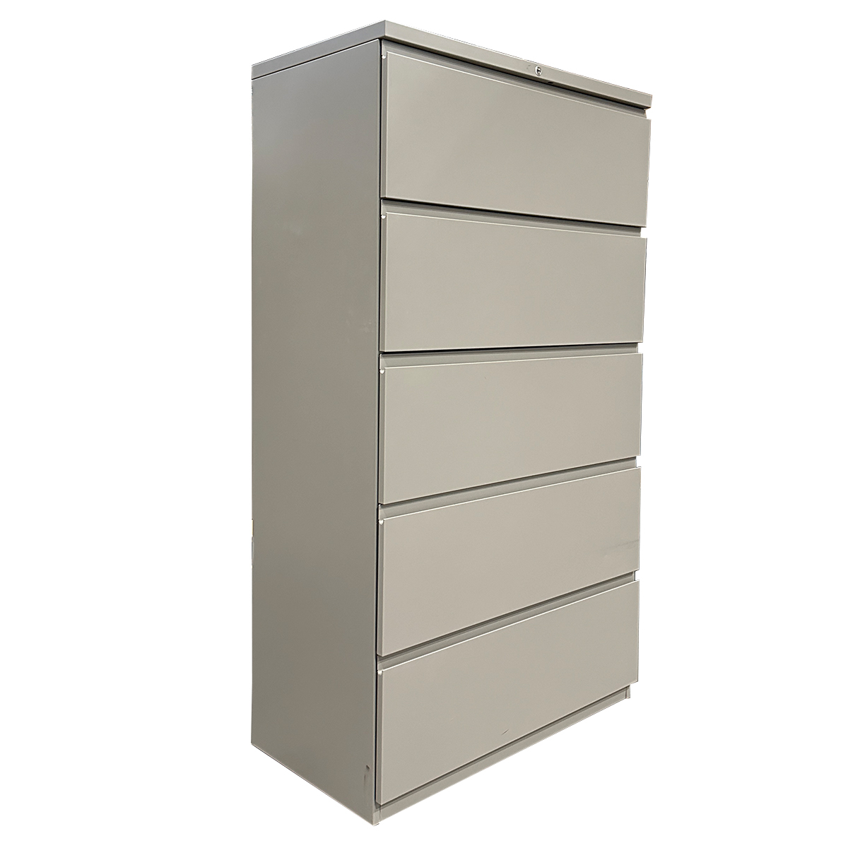 Used 36"W Three Drawer Lateral File in White | Office Furniture Plus ...