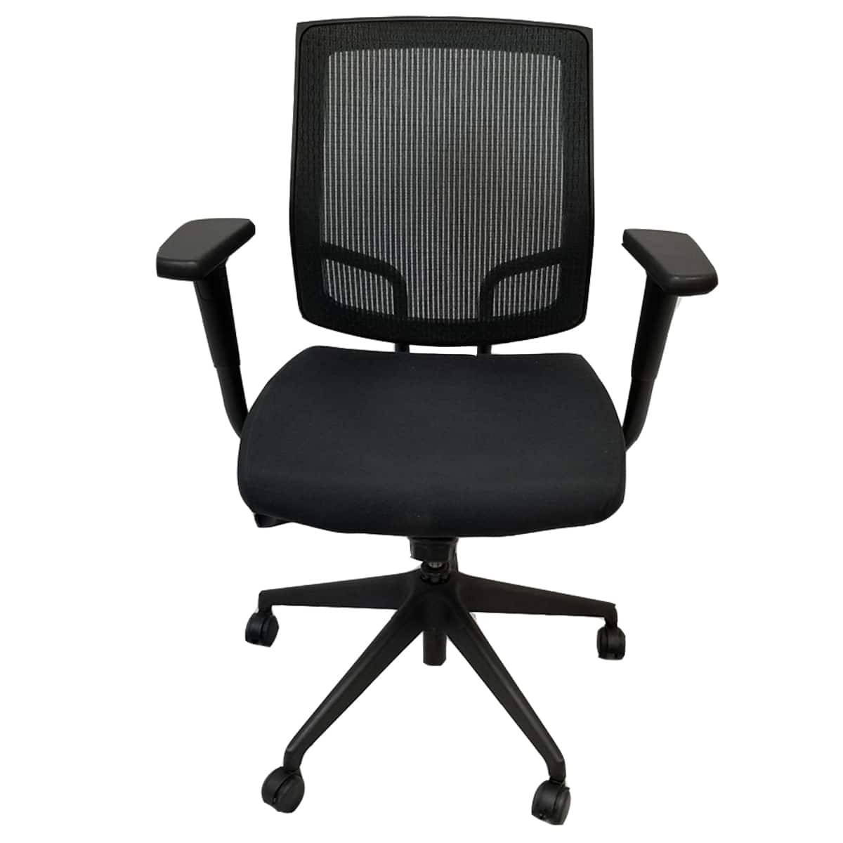 Sit-On-It Focus Mid-Back Task Chair With Mesh back & Upholstered Seat ... Sit-On-It Focus Mid-Back Task Chair With Mesh back & Upholstered Seat ...