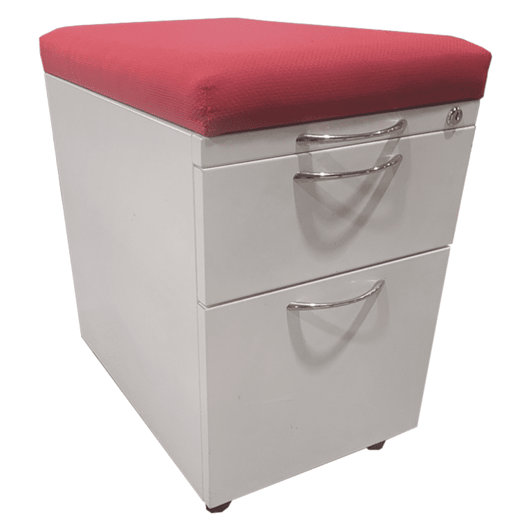 Used Herman Miller Metal BBF Mobile Pedestal In Grey | Office Furniture ...