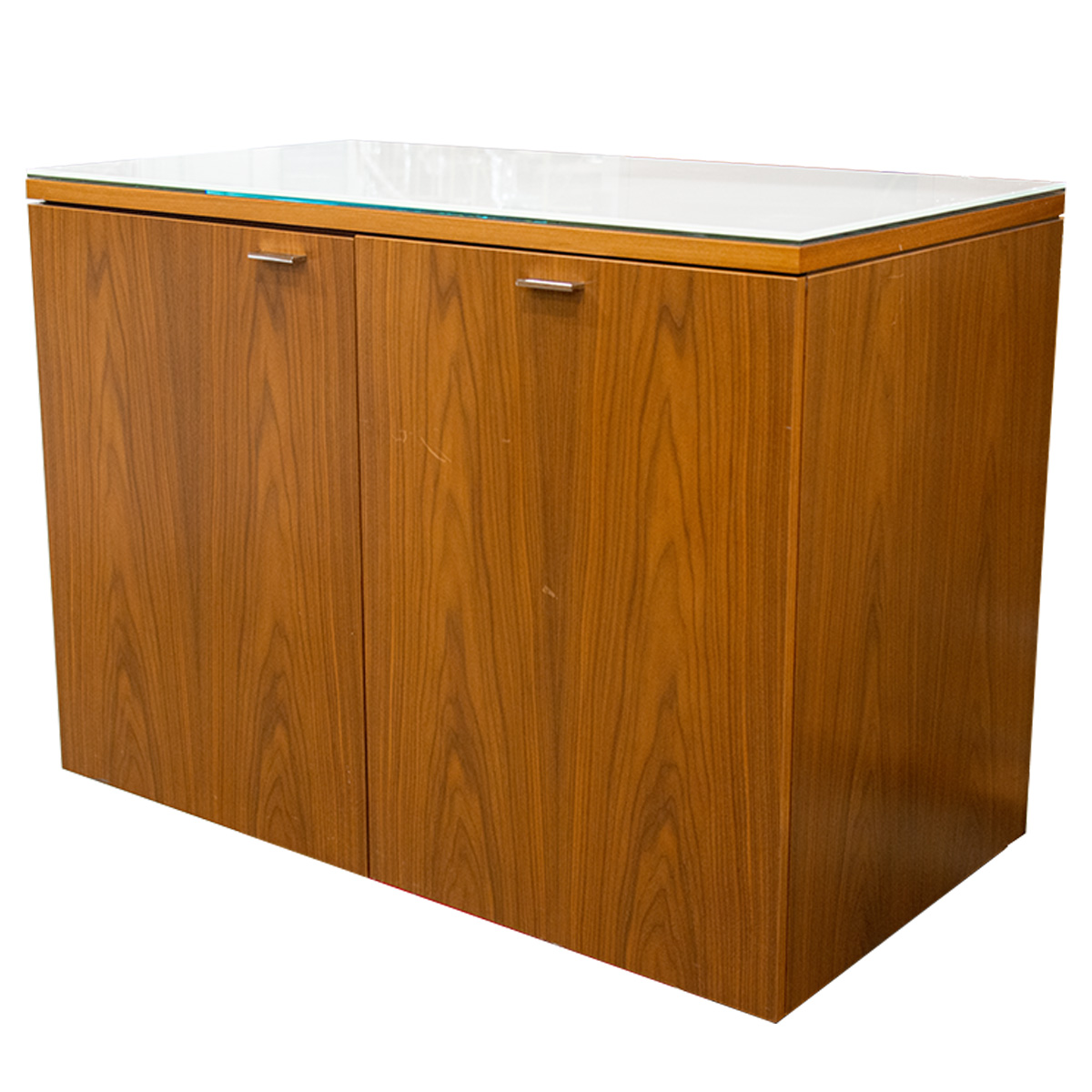 Steelcase 3 Drawer Lateral File Cabinet with Integral Pull In Grey