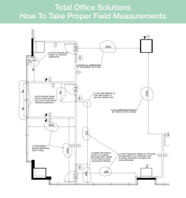 How To Field Measure | Office Furniture Plus | Texas Furniture Store